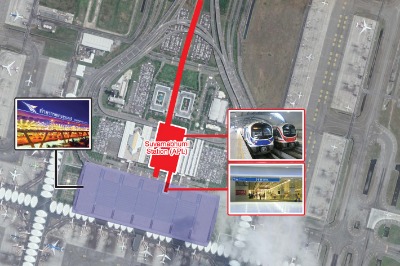 ARL Suvarnabhumi (SVB) (A1) -: Siam Bangkok Map
